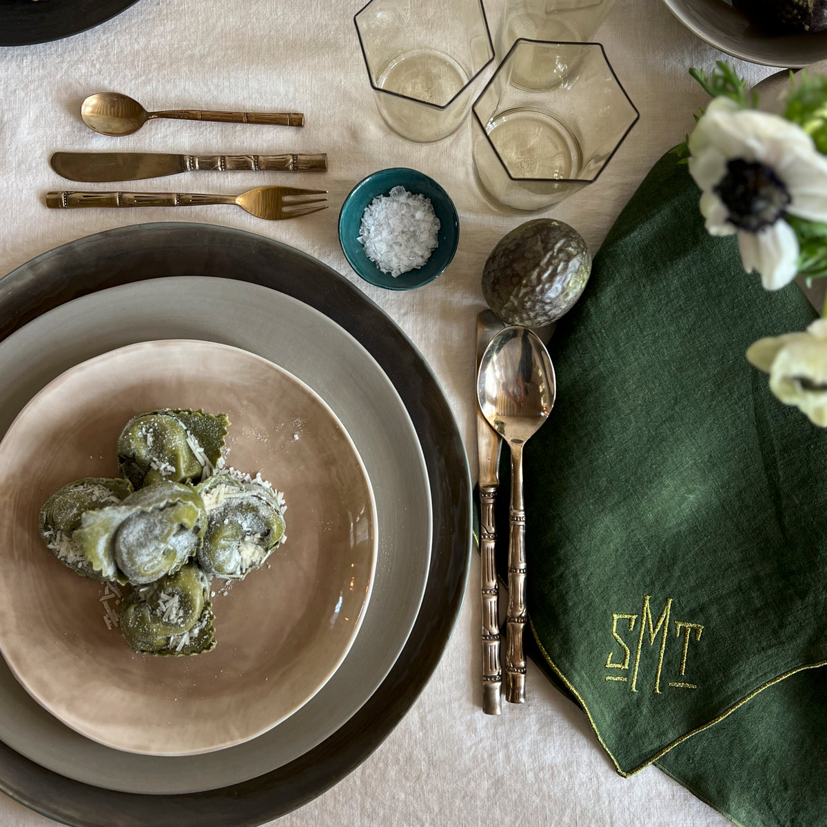 Rolled Hem Napkin Set of 4 | Interni